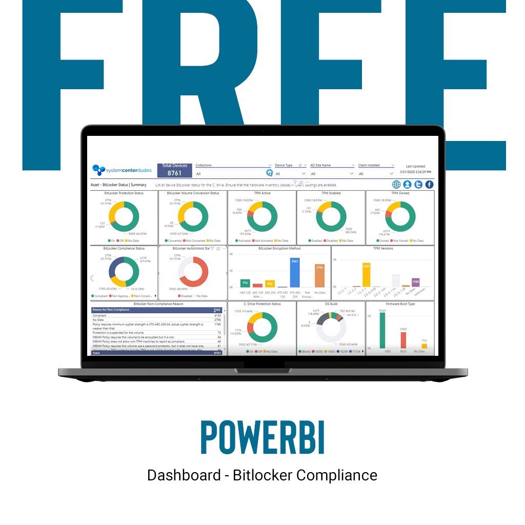 MECM/SCCM Power BI Bitlocker Dashboard – System Center Dudes