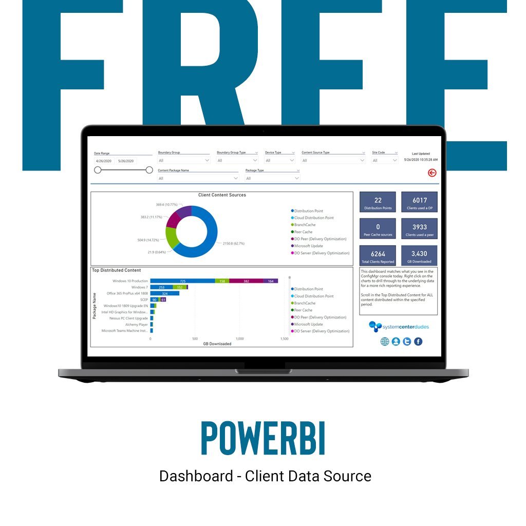 Dashboard - Client Data Source – System Center Dudes
