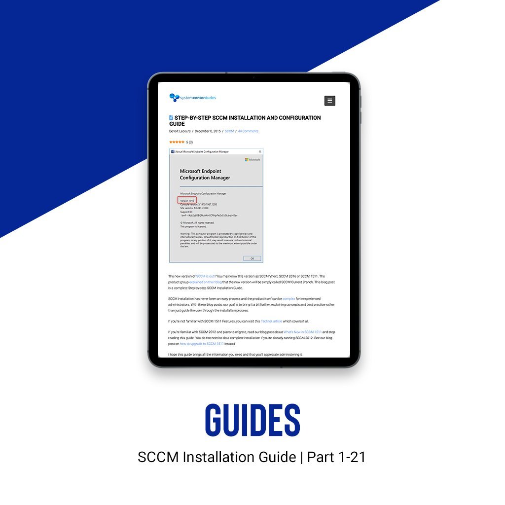 SCCM/MECM Installation Guide – Step-by-Step Configuration – System ...