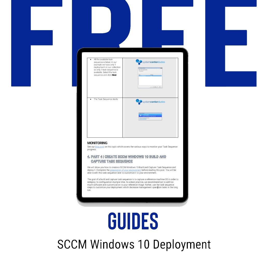 Windows 10 Deployment Guide – System Center Dudes