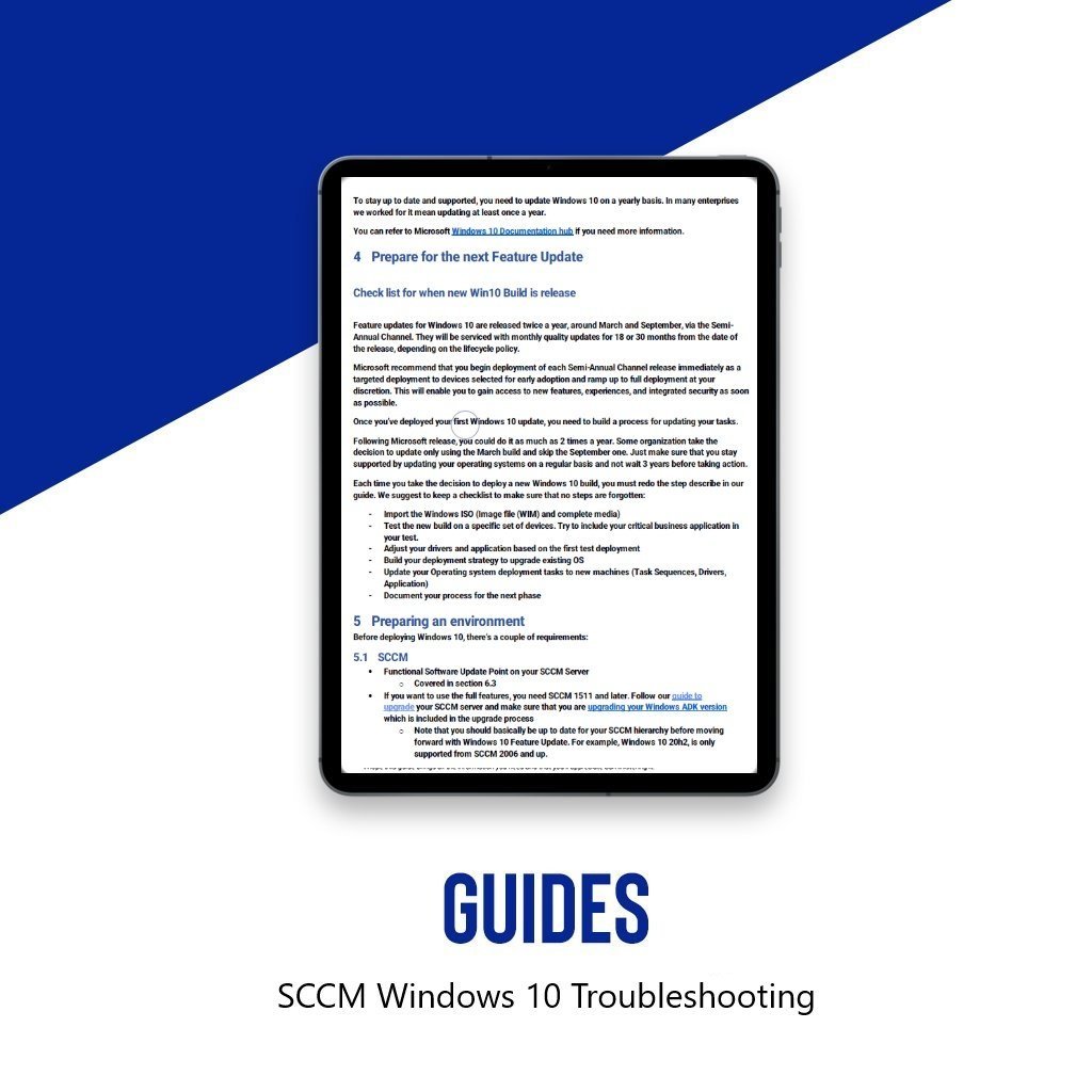 SCCM Windows 10 Troubleshooting Guide – System Center Dudes